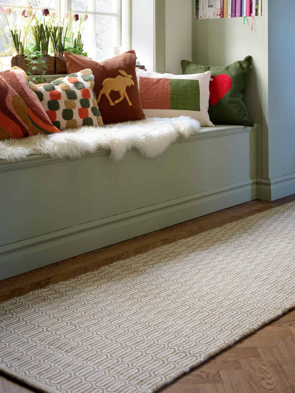 Cushion cover Deepak - Green/Terrakotta | Chhatwal & Jonsson