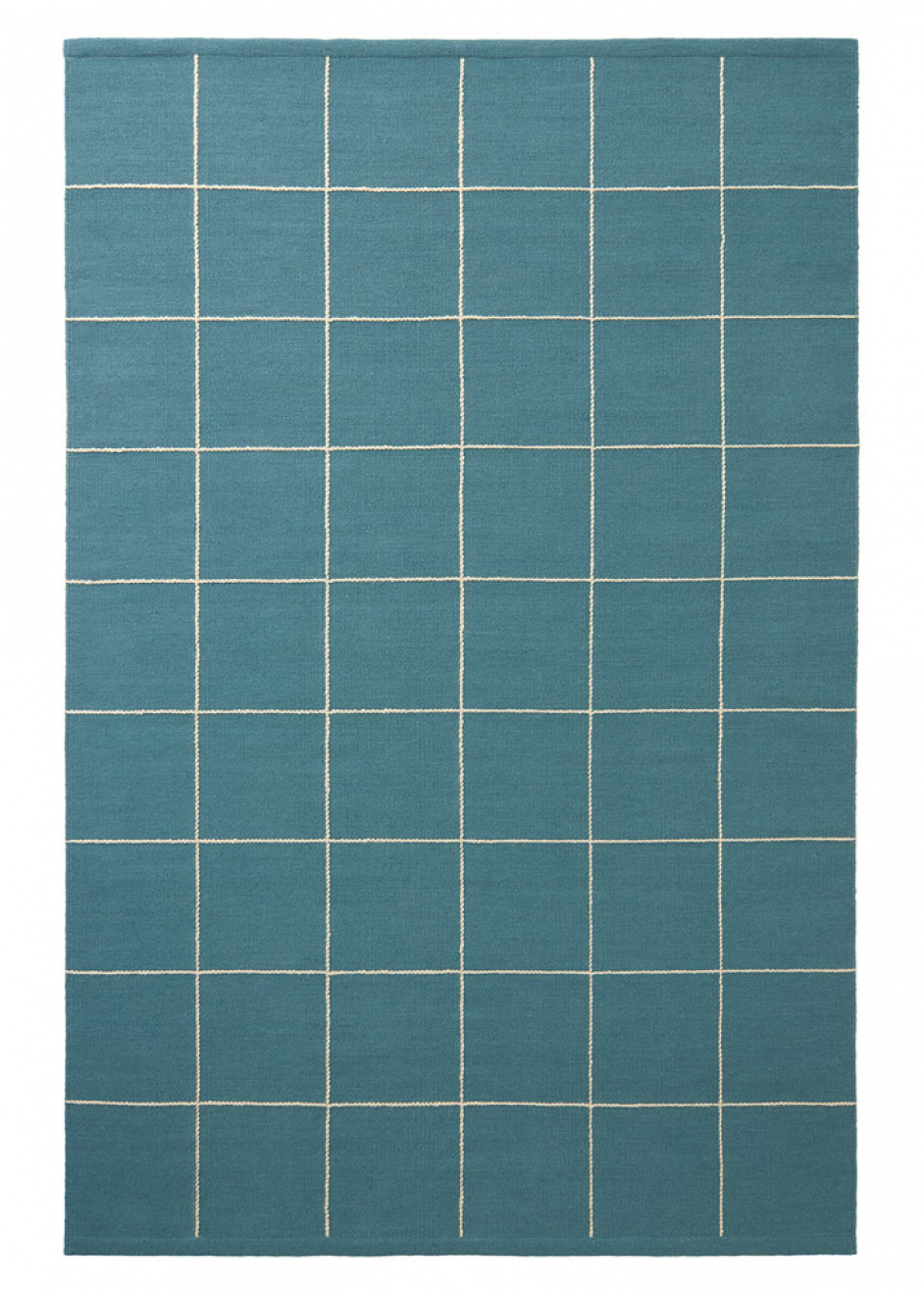 Milan Handwoven Wool Rug - Heaven Blue/Off White | Shop now