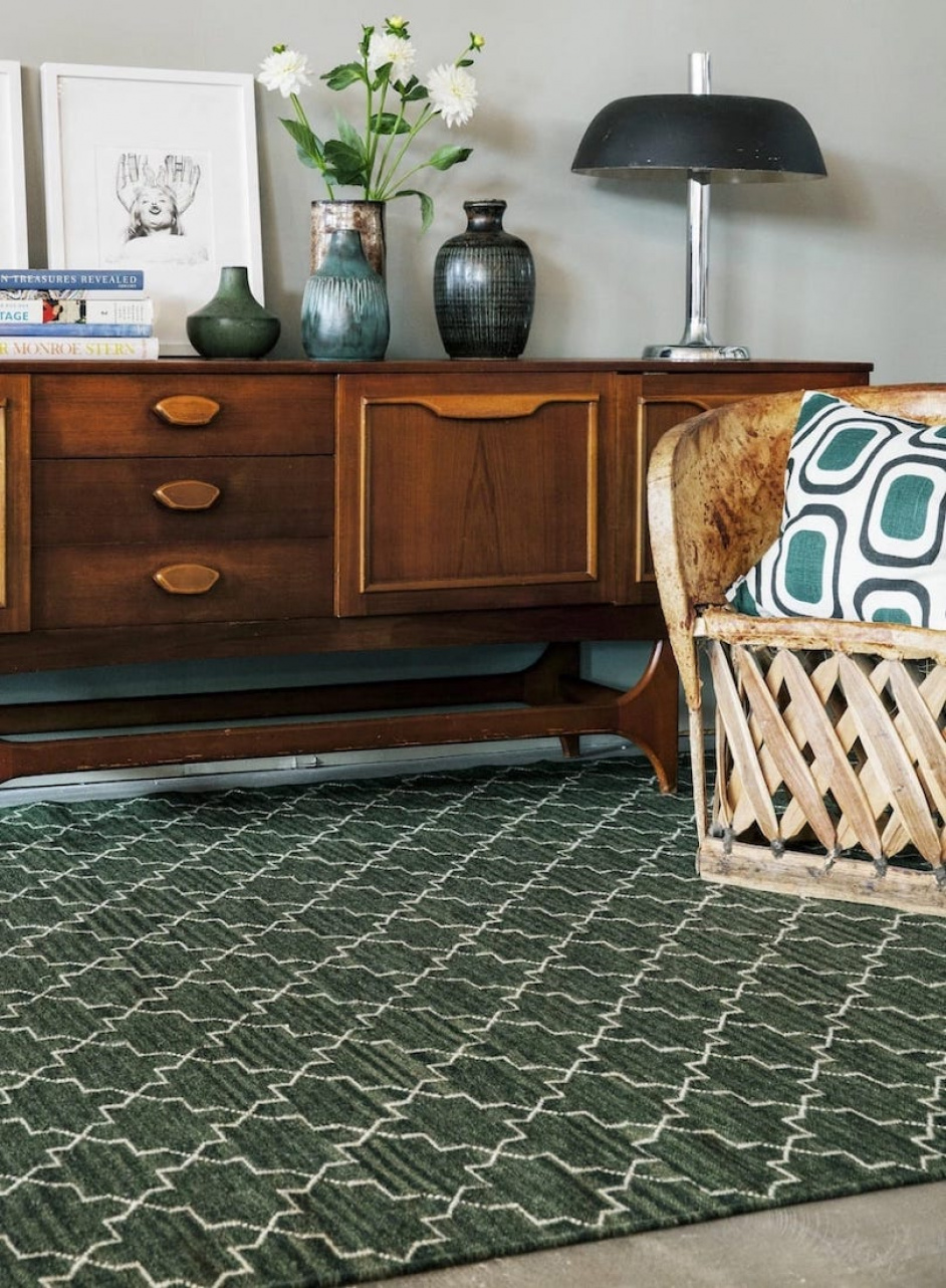 New Geometric is a elegant Patterned Wool Rug | Chhatwal & Jonsson